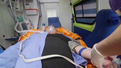 Emergency Medical Service Female Ems Paramedic Stock Footage Video (100 ...