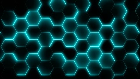 hexagons texture futuristic surface concept abstract Stock Footage ...