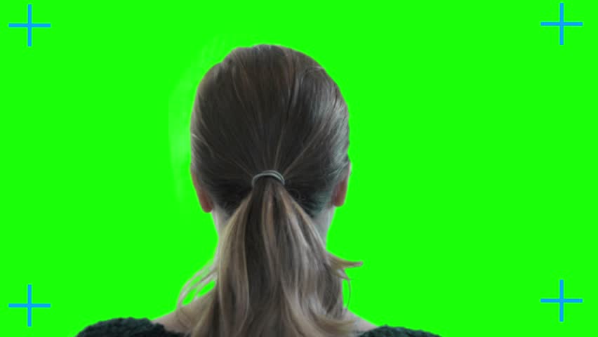 Woman Watching Big Screen Tv Stock-video (100 % royaltyfri) 33475192 ...