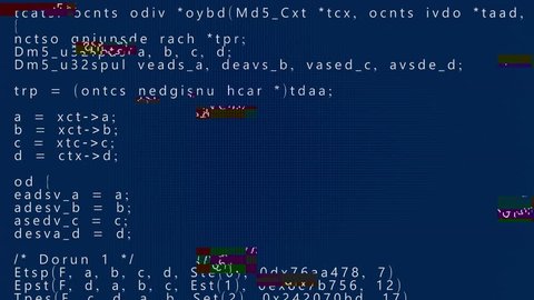 Simple Source Code Scrolling Animation Cprypto Stock Footage Video (100% Royalty-free) 33475345 ...