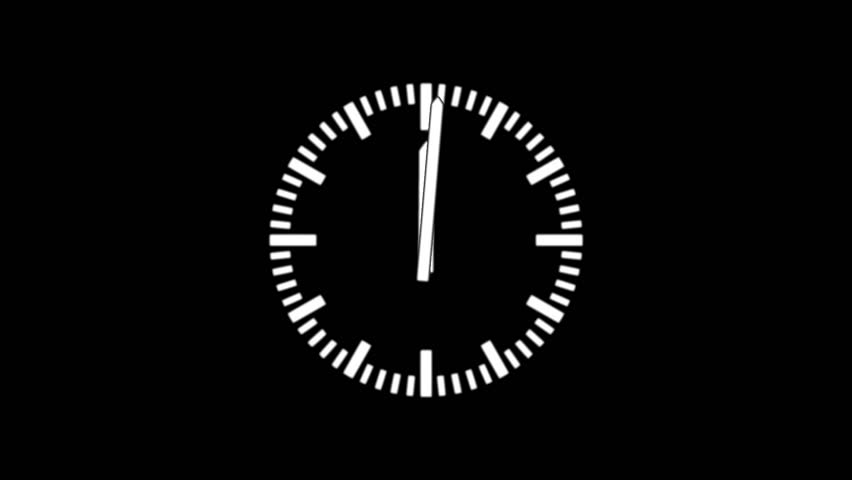 motion background spinning clock 12 hour Stock Footage Video (100% ...