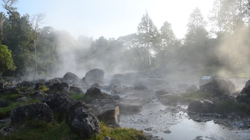 water steam hot springs chae son Stock Footage Video (100% Royalty-free ...