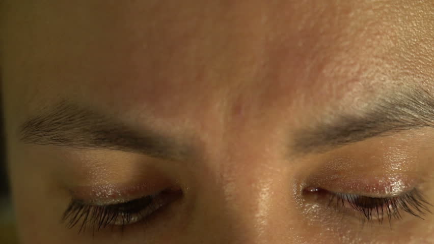 Thoughtful Oppressed Woman Sad Eyes Stock Footage Video (100% Royalty ...