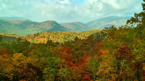 Autumn Sunrise Over Newfound Gap Overlook Stock Photo (Edit Now) 381963928
