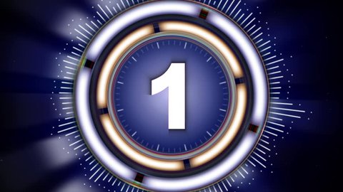 Number 1 Top Ten Numbers Animation Stock Footage Video (100% Royalty ...