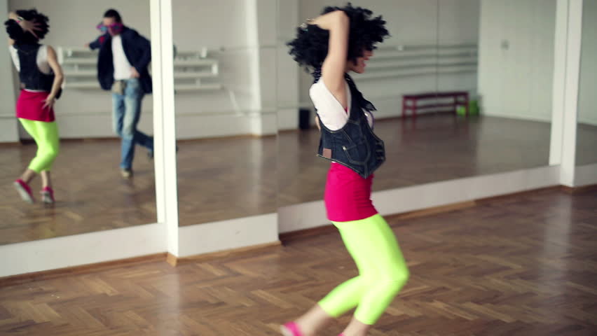 Couple Dancing Funky, Funny Dance Stock Footage Video (100% Royalty ...