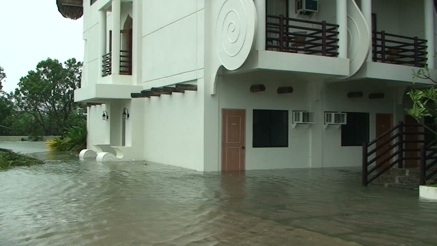 flooding aftermath hurricane landfall Stock Footage Video (100% Royalty ...