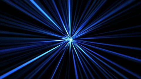 Light Beam Tunnel Animation Loop Blue Stock Footage Video (100% Royalty ...