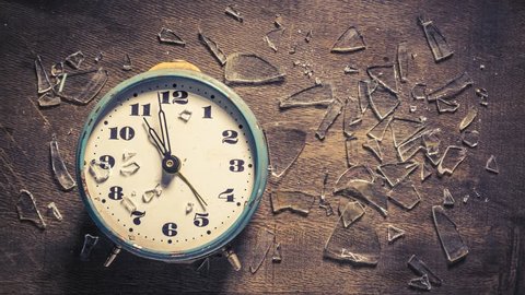 Various Clocks Looped Time Flow Concept Stock Footage Video (100% ...