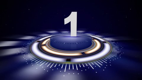 Number 1 Top Ten Numbers Animation Stock Footage Video (100% Royalty ...