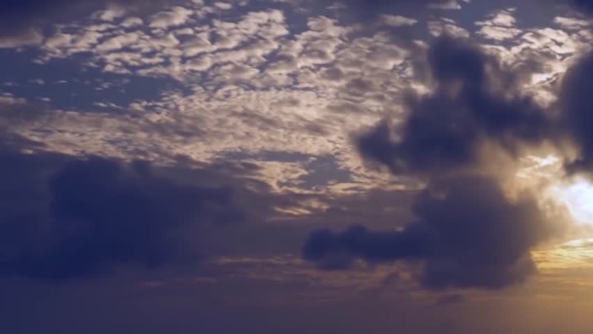 Storm Clouds Move, Fly, Fast Stock Footage Video (100% Royalty-free ...