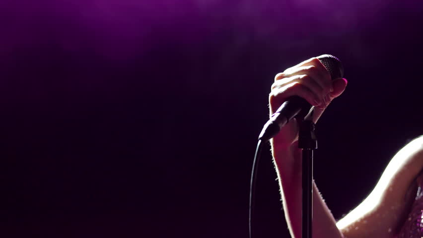 Close-up of a Singers Hand Stock Footage Video (100% Royalty-free ...