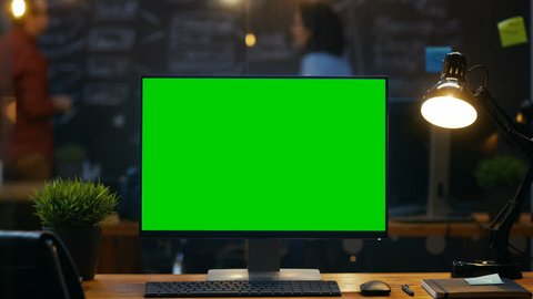 family couple watches green screen tv Stock Footage Video (100% Royalty ...