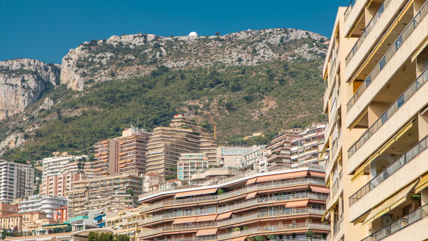 Monaco cityscape with hills in the background image - Free stock photo ...