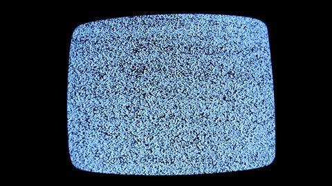 Turning On Off Analog Tv Static Stock Footage Video (100% Royalty-free ...