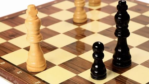 Black White Chess Board Chess Pieces Stock Vector (Royalty Free) 1666297078