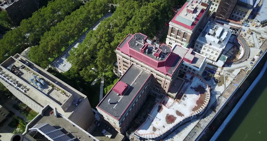 Aerial of Rockefeller University in Stock Footage Video (100% Royalty ...