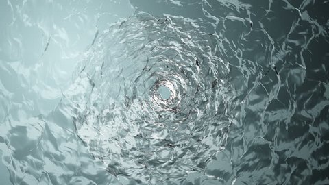 Animation Beautiful Clear Water Swirl Whirl Stock Footage Video (100% ...