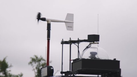 Weather Instruments Storm Chasing Vehicle Stock Footage Video (100% ...