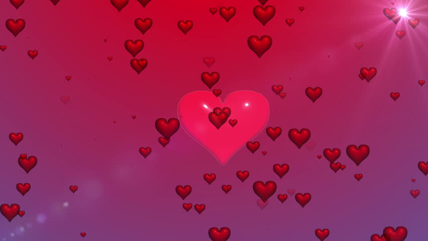 animated rotating heart background Stock Footage Video (100% Royalty ...