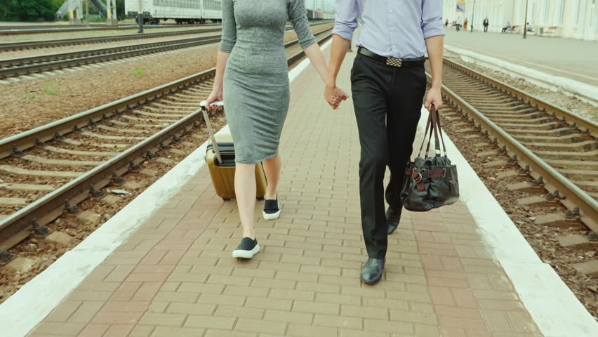 Two Business People Walk Along Stock Footage Video (100% Royalty-free ...