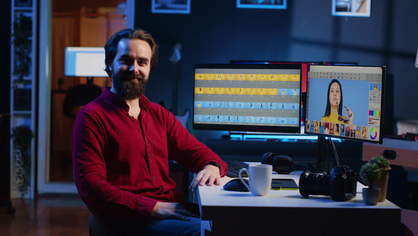 Free Video Editor Stock Video Footage: Download No Copyright Clips