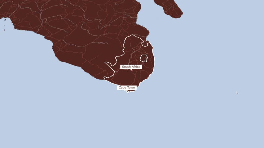 Elevation Map of Cape Town, South Africa image - Free stock photo ...