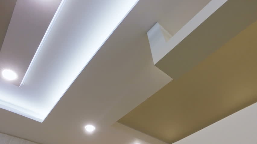 Suspended Ceiling And Drywall Construction Stock Footage Video 100 Royalty Free 33992995