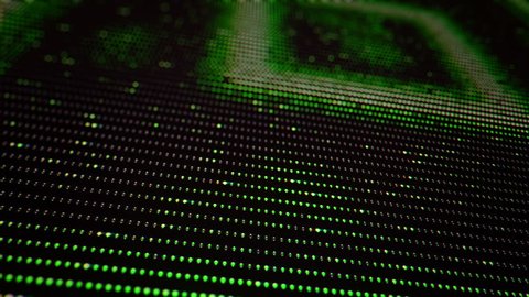 Led Screen Animation Led Wall Vj Stock Footage Video (100% Royalty-free ...