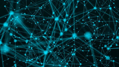 World Map Network Connection Dots Background Stock Footage Video (100% ...