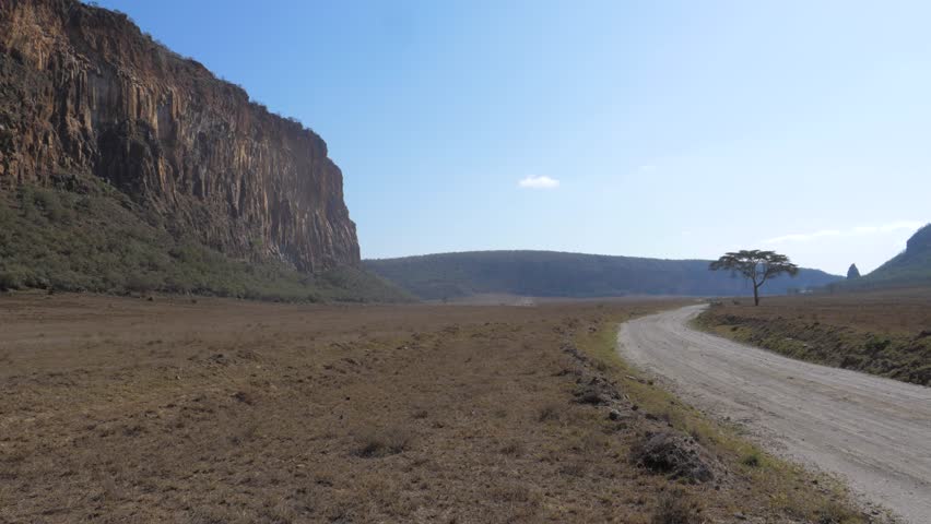 Dusty landscape and wildlife in Kenya image - Free stock photo - Public ...