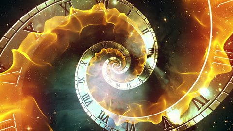Time Travel Vortex Spiral Tunnel Portal Stock Footage Video (100% ...