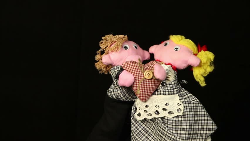 puppet love Stock Footage Video (100% Royalty-free) 3411695 | Shutterstock