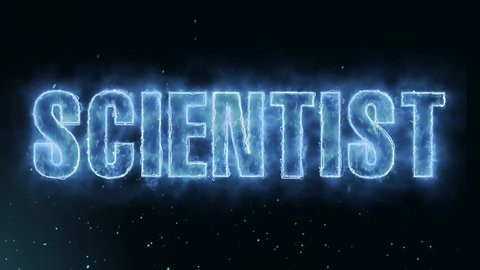 Scientist Text Electric Futuristic Energy Revealed Stock Footage Video ...