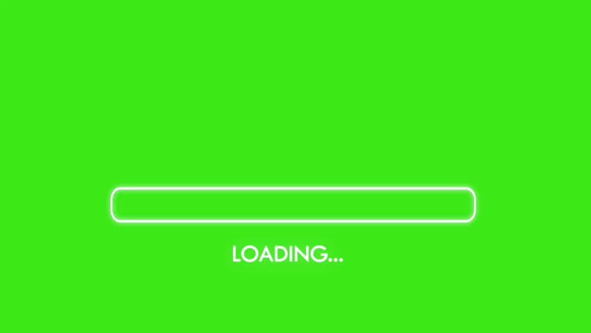 Green screen Loading bar downloading bar loading screen, Loading Circle, video. Download ...