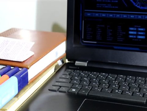 laptop screen closeup Stock Footage Video (100% Royalty-free) 34213402 ...