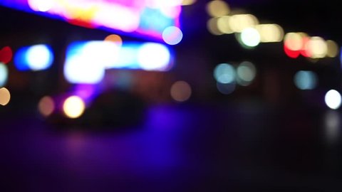 shot blurred police lights on top Stock Footage Video (100% Royalty ...