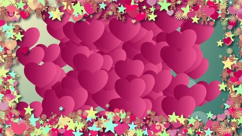 looped horizontal scrolling background sweet candy Stock Footage Video ...