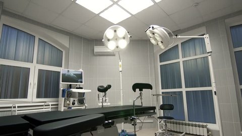 Dolly Zoom Background Modern Operating Room : vidéo de stock (100 % ...