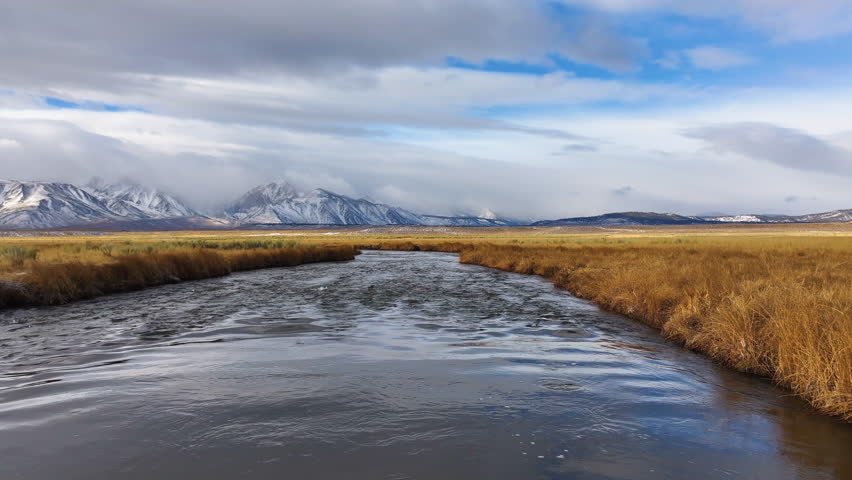 Snow capped mountains in the Sierra Nevada image - Free stock photo ...