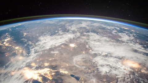 Planet Earth Seen International Space Station Stock Footage Video (100% ...