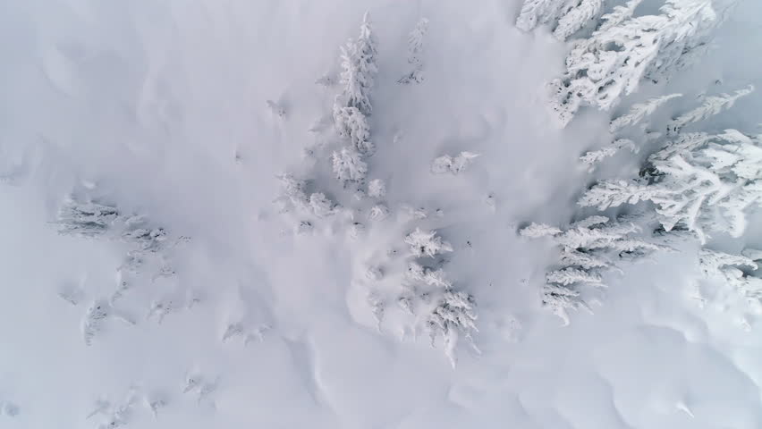 white powder snow background aerial overhead Stock Footage Video (100% ...