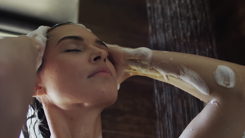 Woman Taking Showers Stock Videos – Royalty-Free HD & 4K Videos