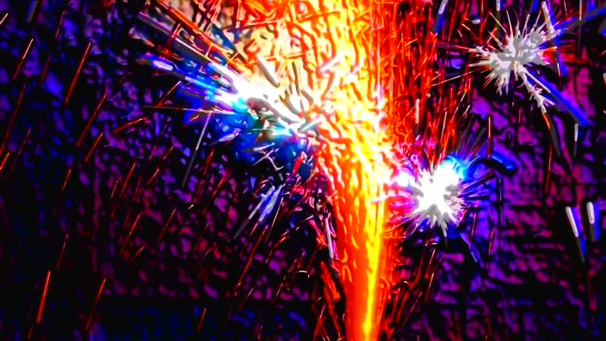 vulcan fireworks Stock Footage Video (100% Royalty-free) 3438653 ...