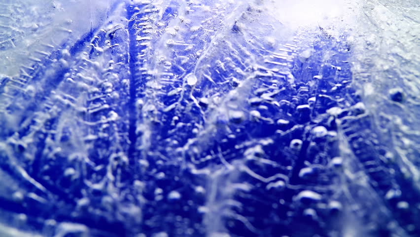 internal structure ice texture frozen water Stock Footage Video (100% ...
