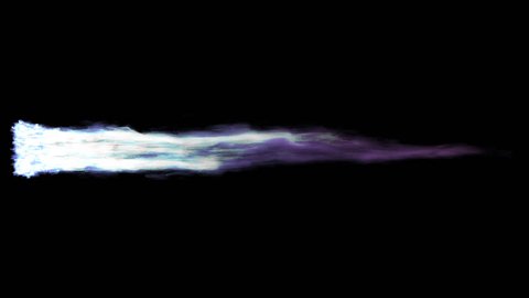 Animated Realistic Exhaust Flame Three Rockets Stock Footage Video (100 ...
