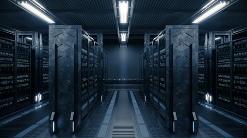 Future Technology 3d Concept Complete Digitalization Stock Footage ...