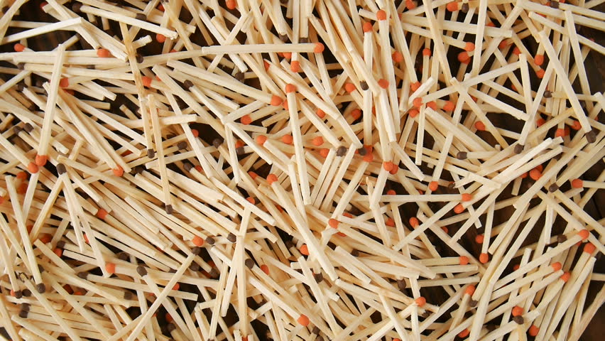 Wooden Matches On the Table. Stock Footage Video (100% Royalty-free ...