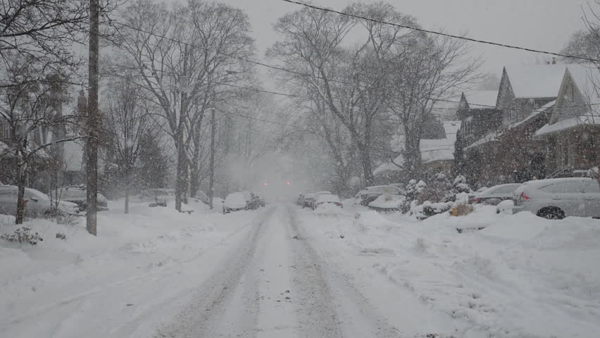 Slow Motion Snow Falling On Stock Footage Video (100% Royalty-free ...