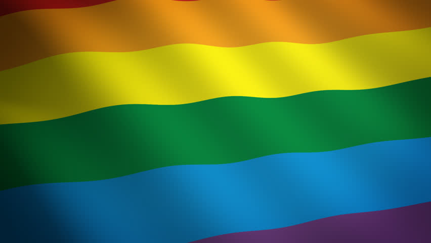 rainbow looping flag waving wind Stock Footage Video (100% Royalty-free ...